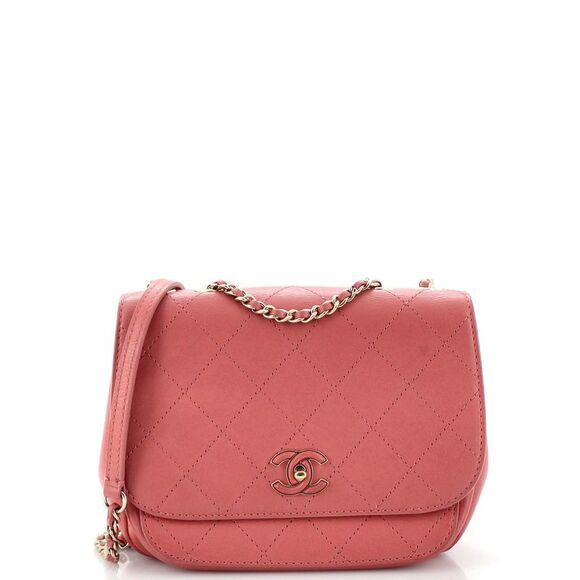 CHANEL | Bags | Chanel Covered Cc Front Pocket Flap Bag Stitched ...